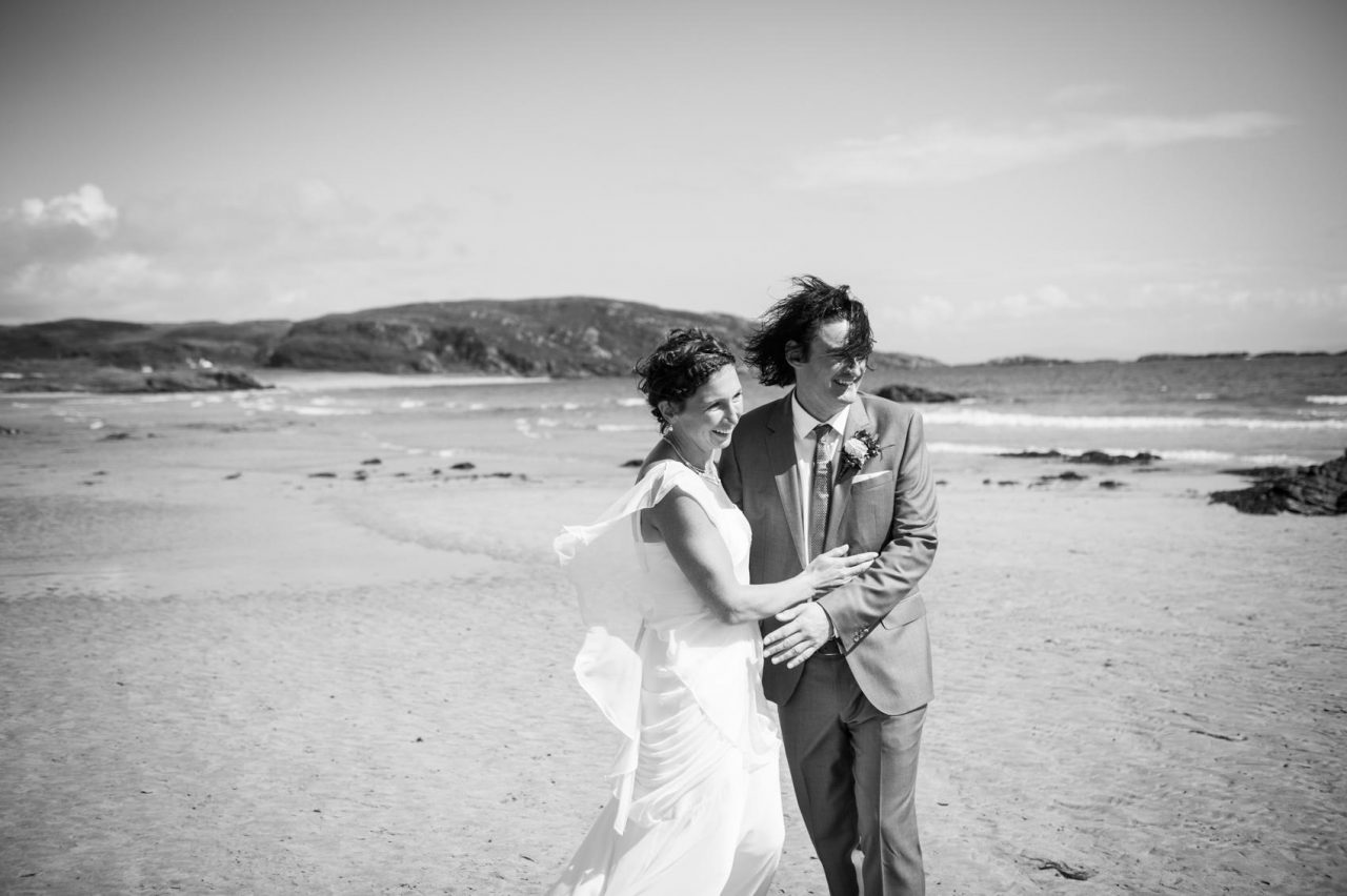 Isle of Mull beach wedding photography